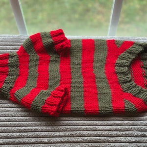 Pattern "freddy Krueger" Sphynx Sweater, PDF and Video Instructions ...