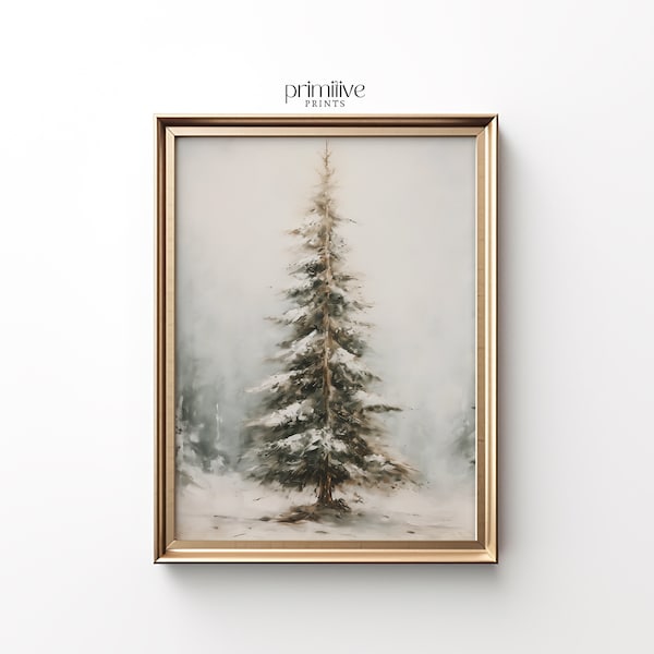 Winter Tree Print - Etsy