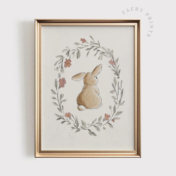 Baby Bunny Print - Etsy