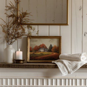 Autumn Landscape Print | Fall Foliage Wall Art | Rustic PRINTABLE Wall ...