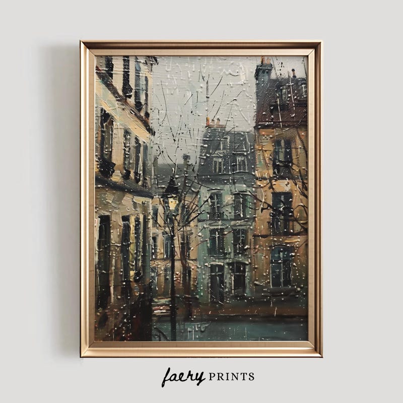 Rain Painting - Etsy