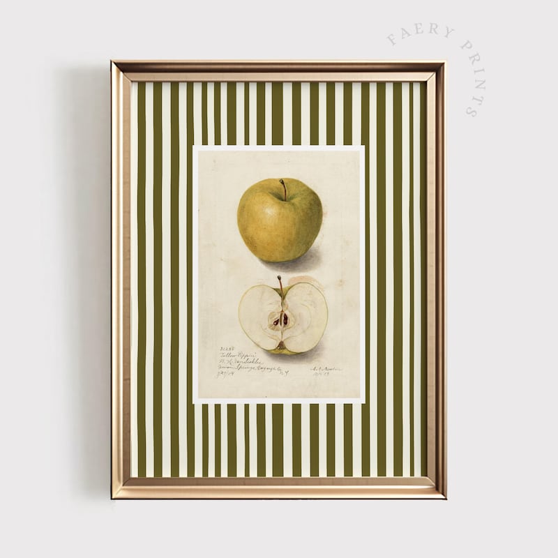Apple Print - Etsy