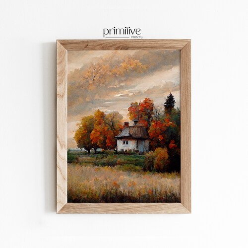 Autumn Landscape Print Fall Foliage Wall Art Autumn Trees - Etsy