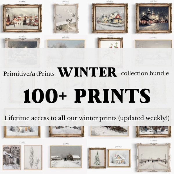 Winter Wall Art - Etsy