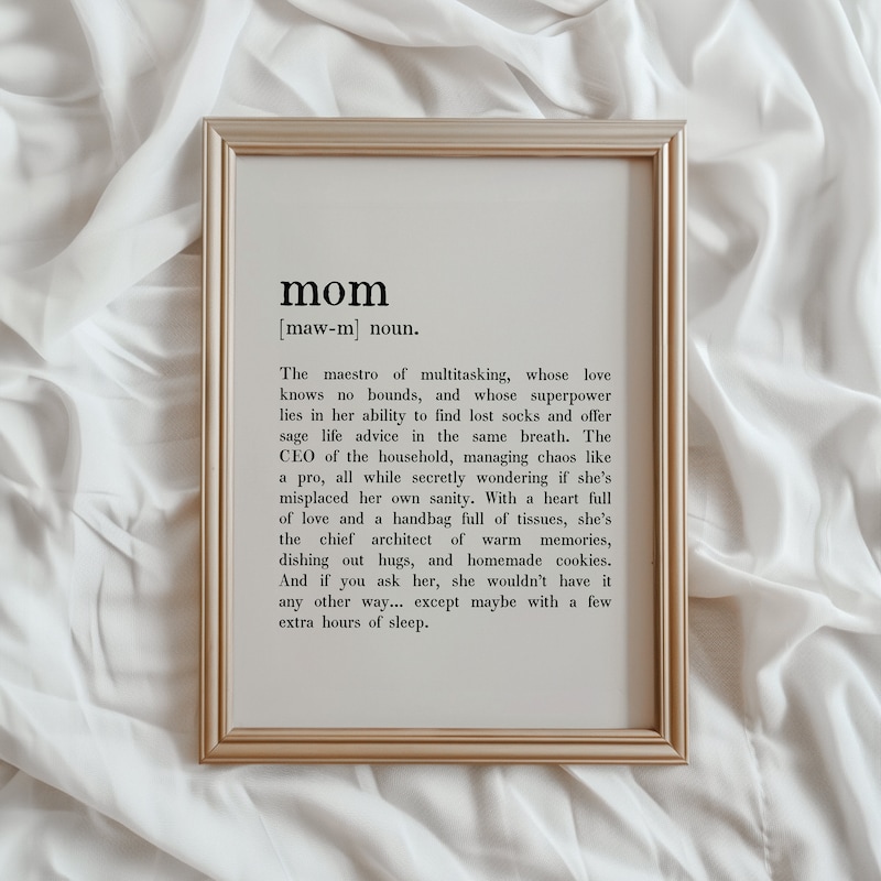 Mom Definition - Etsy