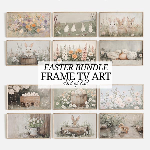 Bunny Painting - Etsy