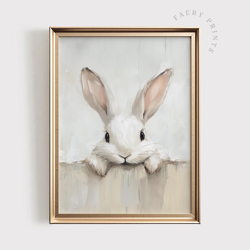 Bunny Art - Etsy