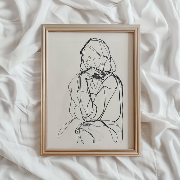 Minimalist Line Art - Etsy