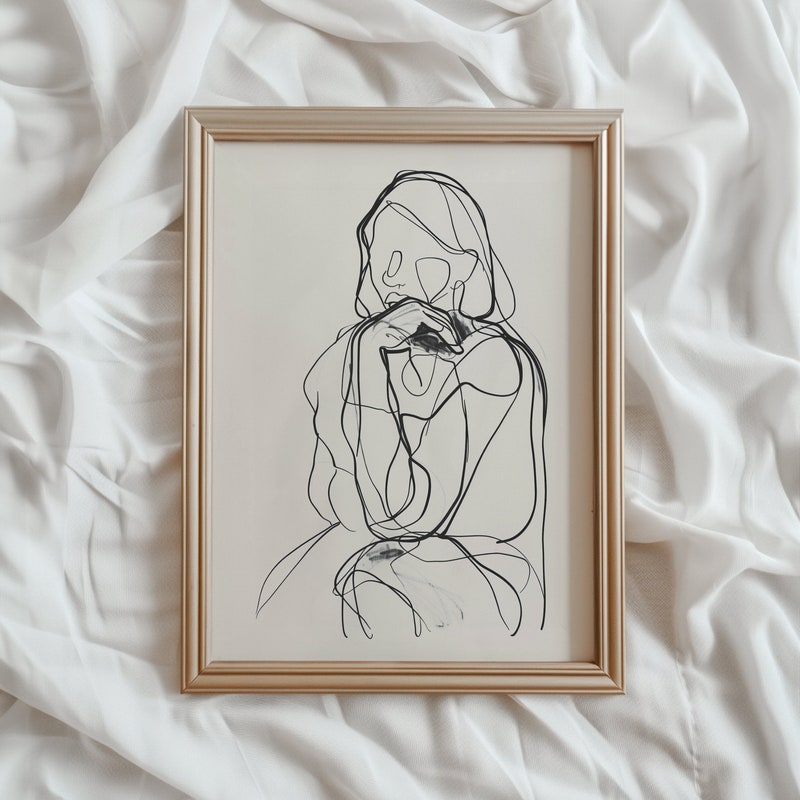 Minimalist Line Art - Etsy