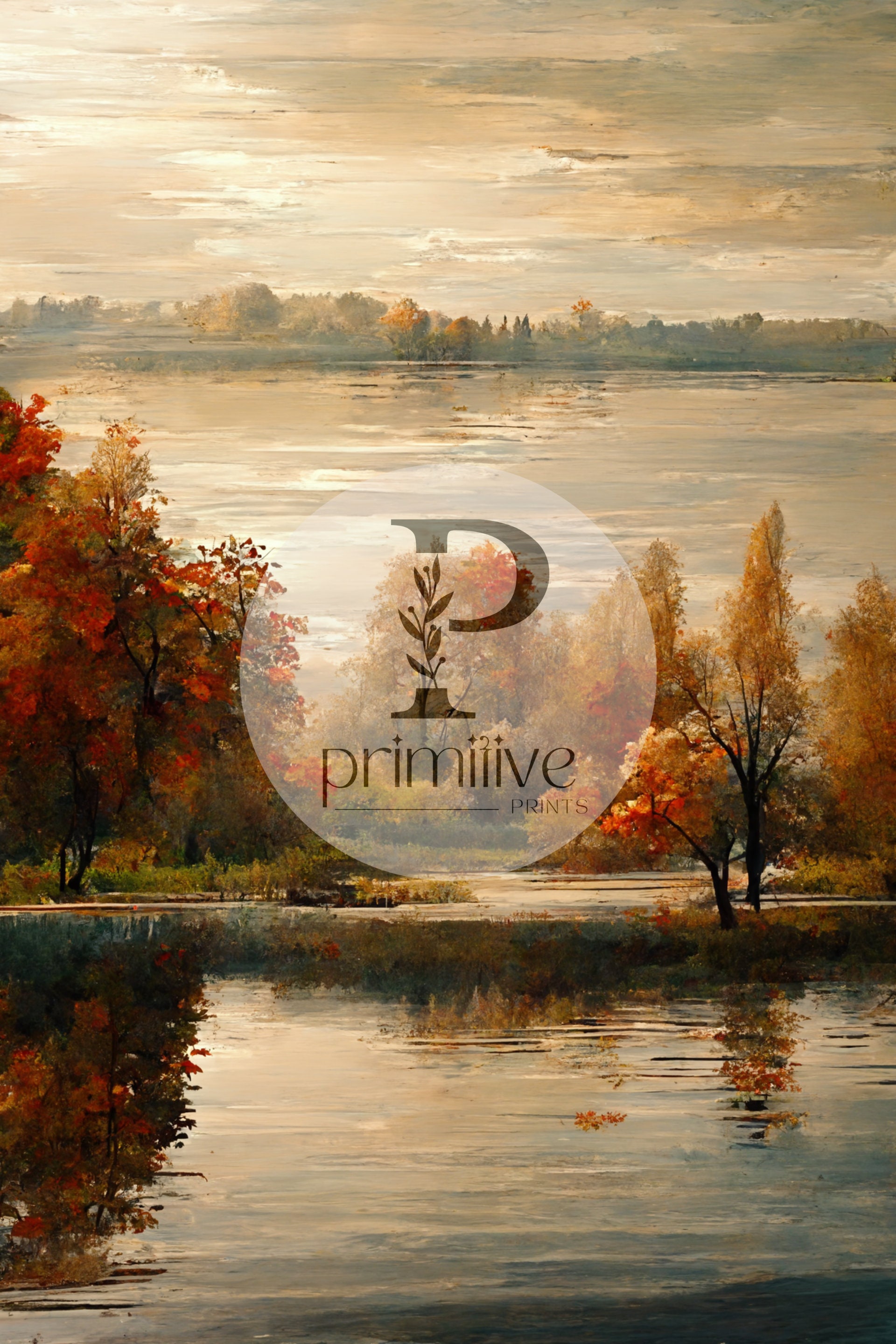 Autumn Landscape Print Fall Foliage Wall Art Autumn Trees - Etsy