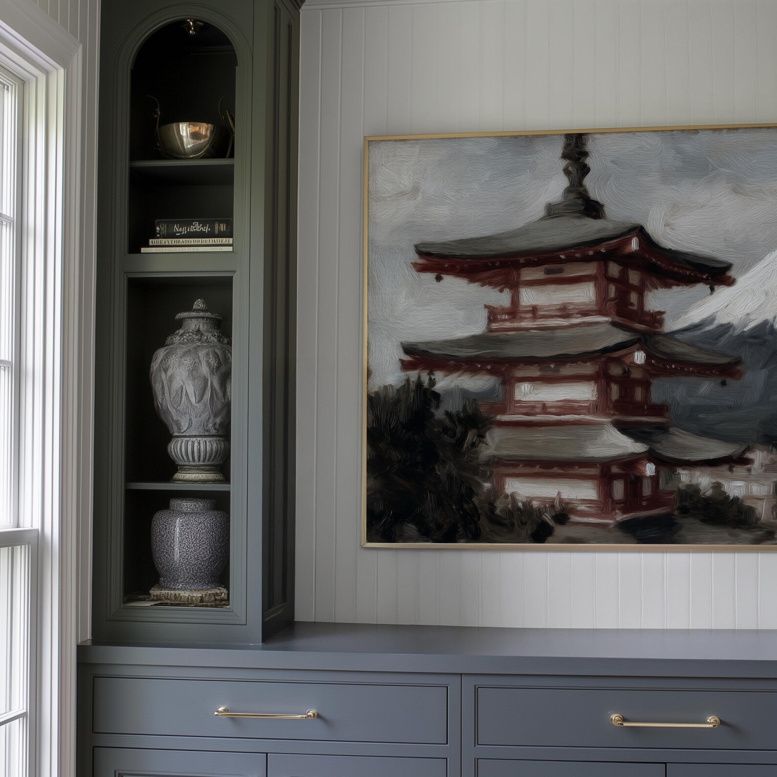 Japan Pagoda Frame TV Art: Mount Fuji Landscape (digital Download) - Etsy