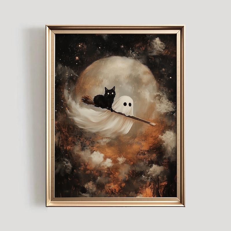 Cute Halloween Poster - Etsy