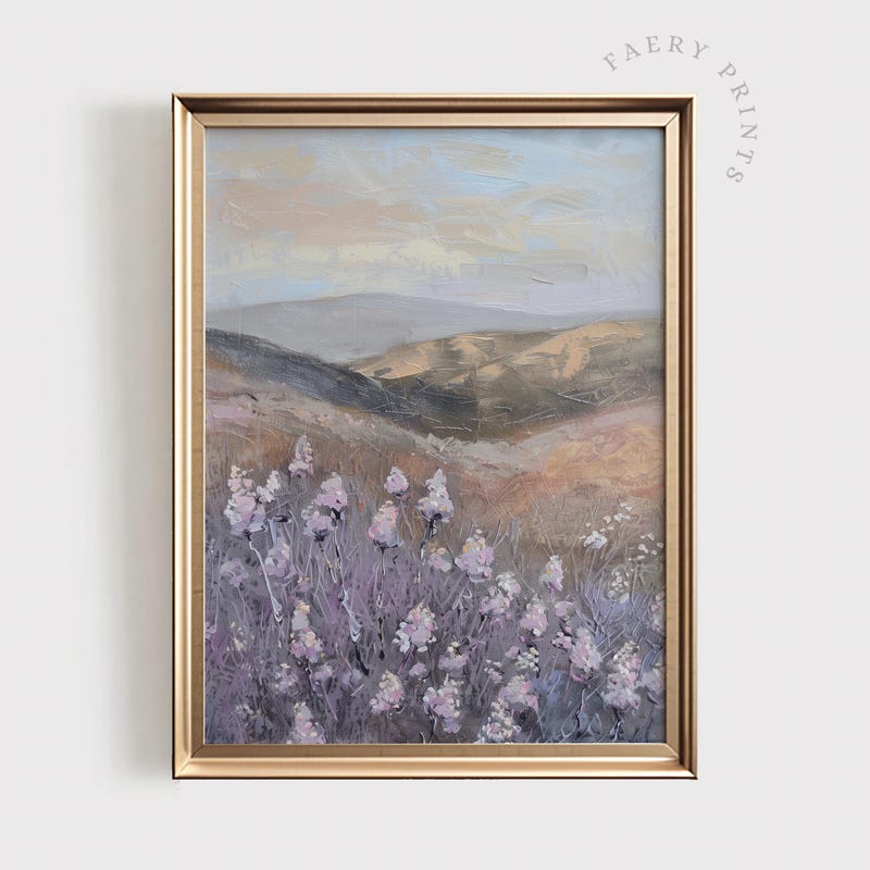 Lavender Print - Etsy
