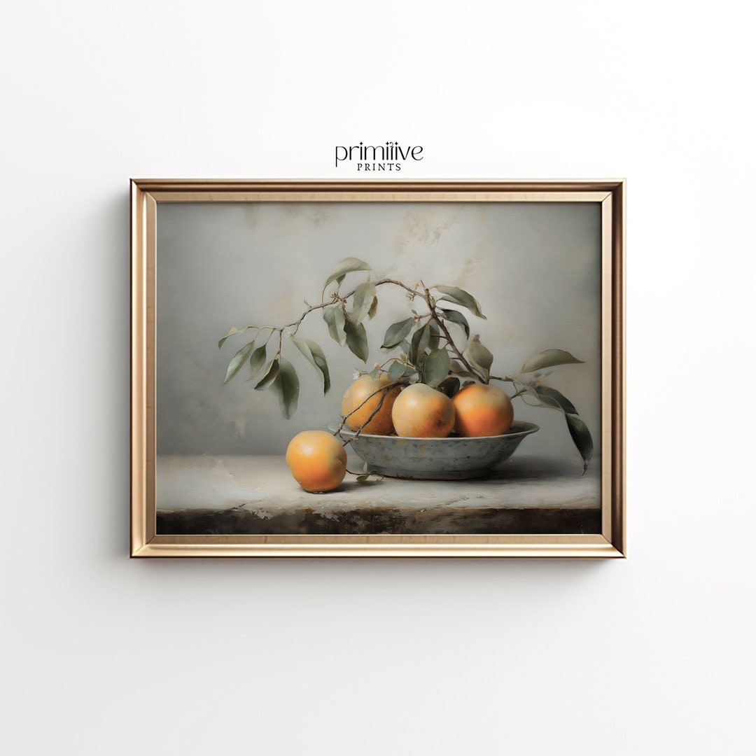 Kitchen Still Life Painting Vintage Farmhouse PRINTABLE Art - Etsy