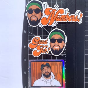 Larry June Sticker-numbers - Etsy