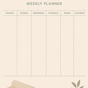 Boho Printable Planner Bundle | Daily, Weekly, Monthly, Meal, Habit ...