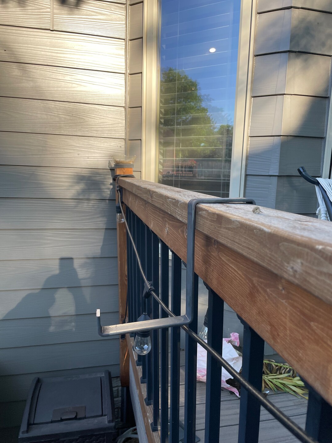 Deck Railing Flower Planter Brackets - Etsy