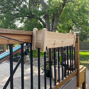 Deck Railing Flower Planter Brackets - Etsy