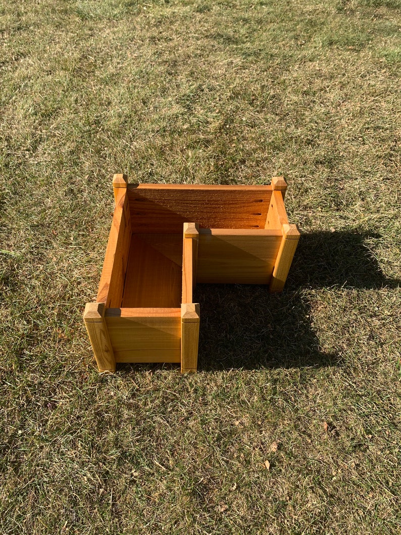 Corner Deck Railing Mounted Flower Box | Etsy
