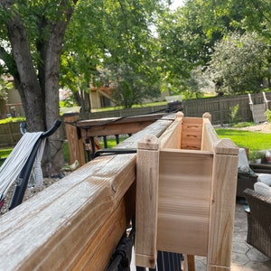 Deck Railing Flower Planter Brackets - Etsy