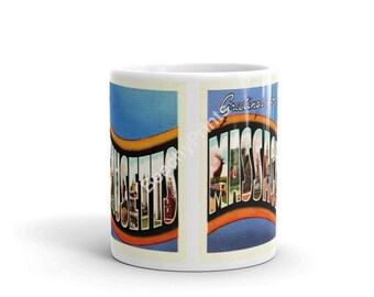 Home & Living Greetings From Fall River Massachusetts Coffee Mug ...