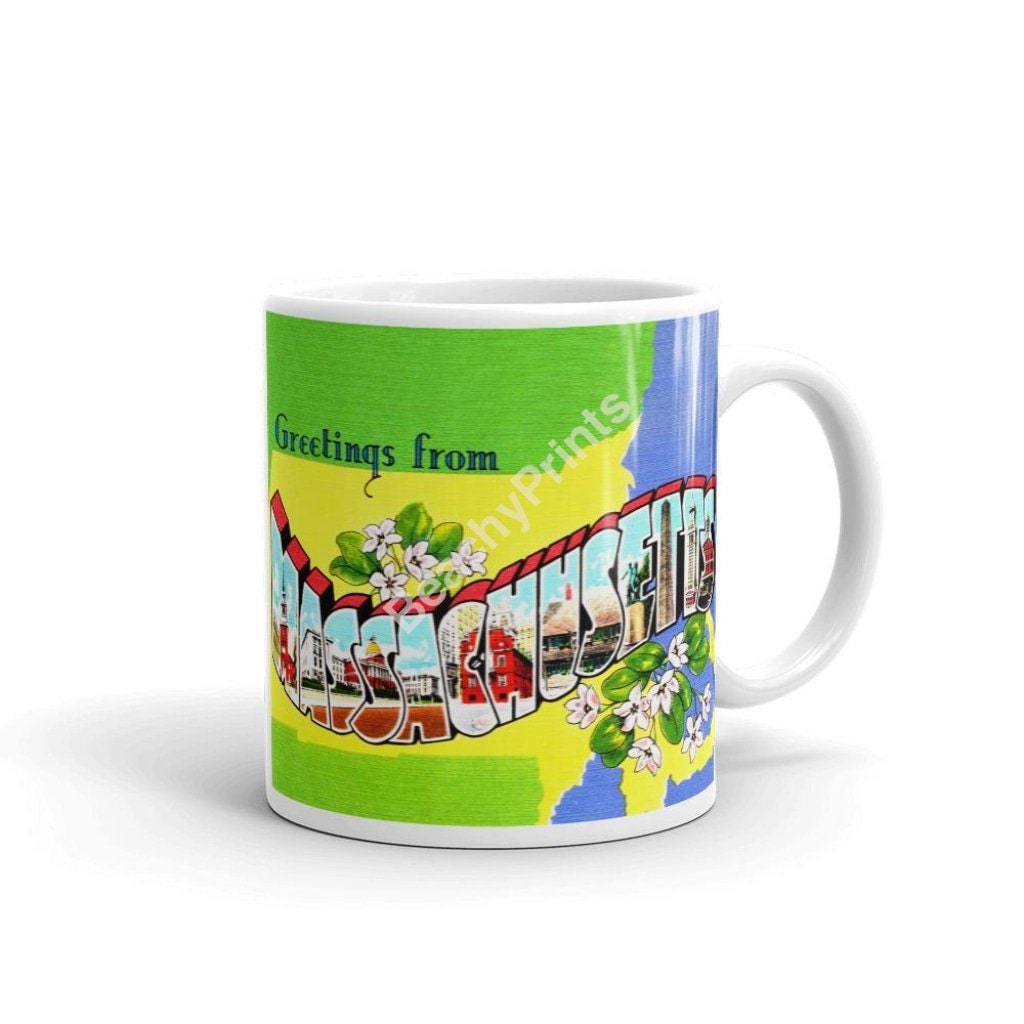 Home & Living Greetings From Fall River Massachusetts Coffee Mug ...