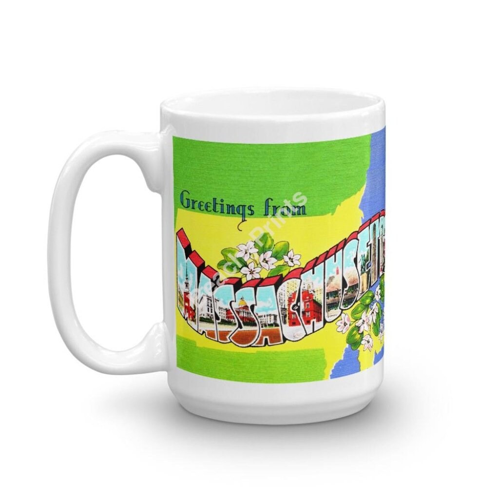 Home & Living Greetings From Fall River Massachusetts Coffee Mug ...