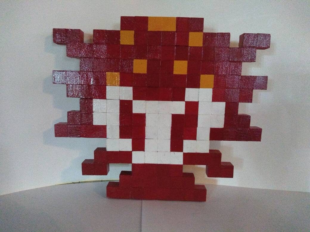 Octorok Wooden Pixel Art - Etsy