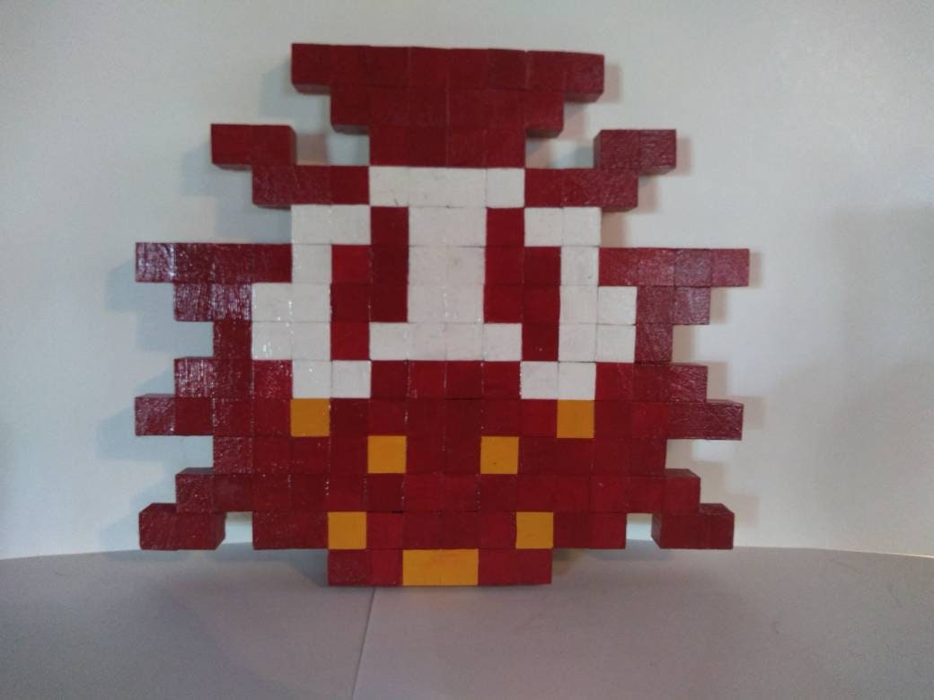 Octorok Wooden Pixel Art - Etsy