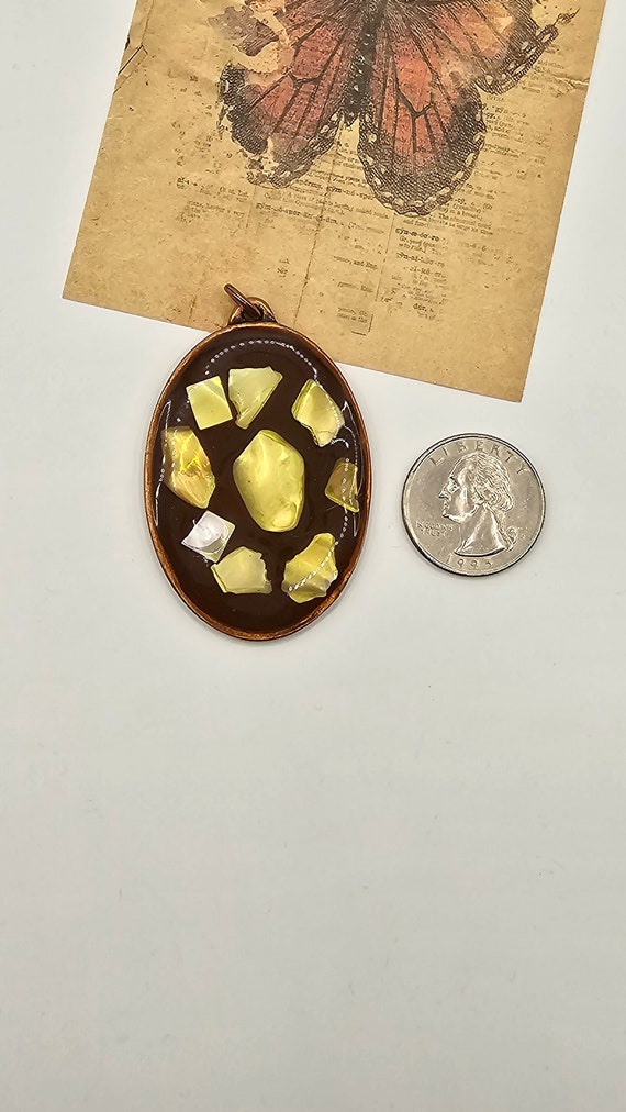 Beautiful Large Vintage Mosaic Enamel on Copper Mothe… - Gem