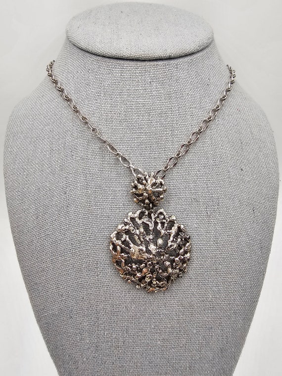 vintage 1970s brutalist silver - Gem vintage 1970s brutalist silver - Gem