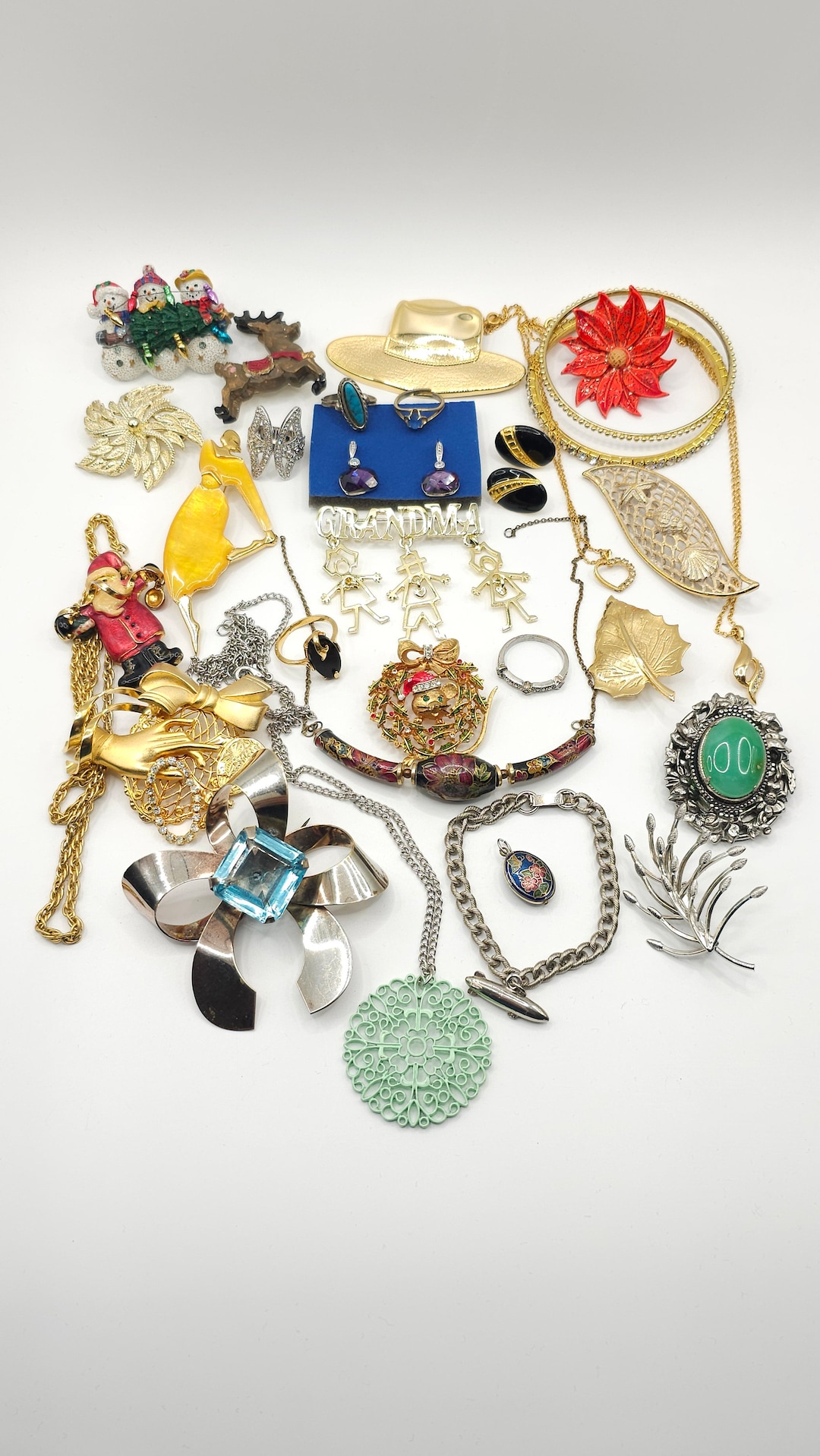 For Wear, Repair, Repurpose Beautiful Vintage Costume Jewelry Lot ...