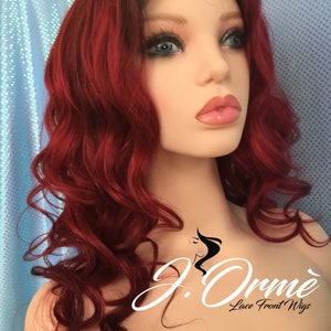Gorgeous Human Hair 1b/99j Radiant Red Ombre Body Wave Lace - Etsy