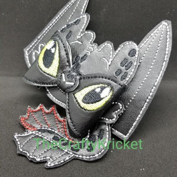 Toothless Embroidery - Etsy
