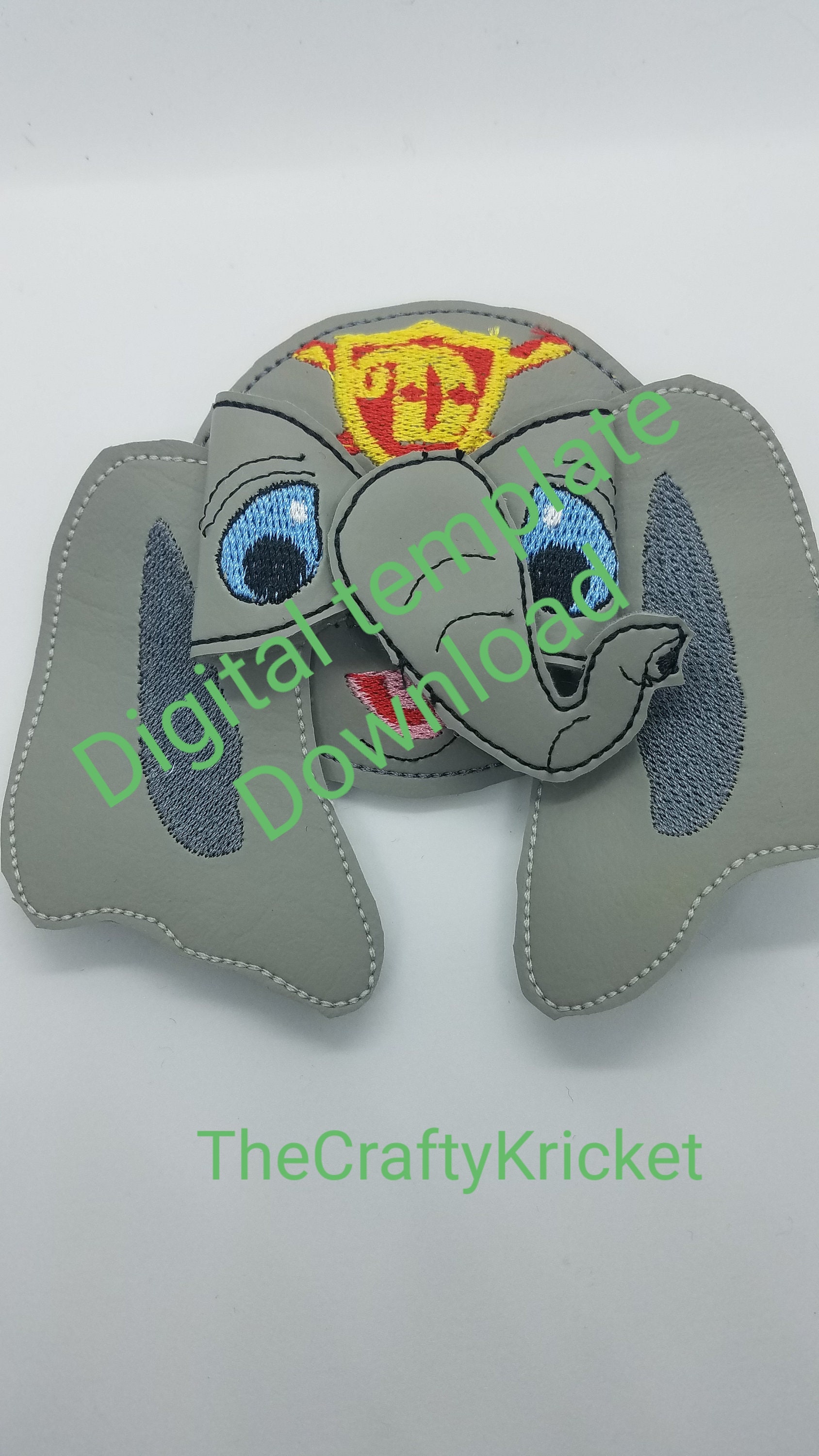 Dumbo Inspired Bow (digital Template) - Etsy