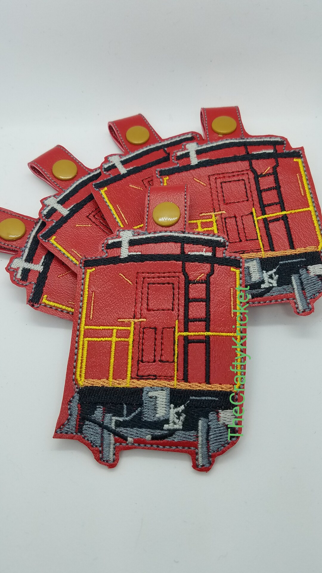 Train Caboose Key Fob Keychain - Etsy