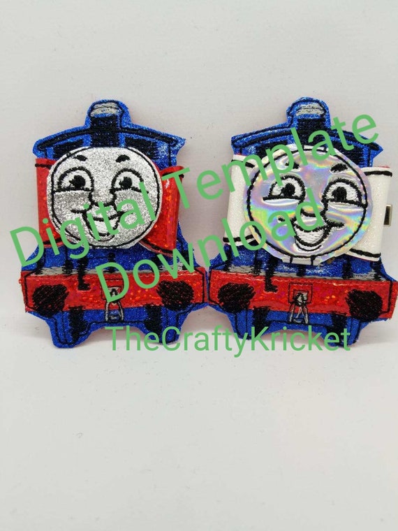 Thomas the Tank Engine Inspired Train Bow digital Template | Etsy