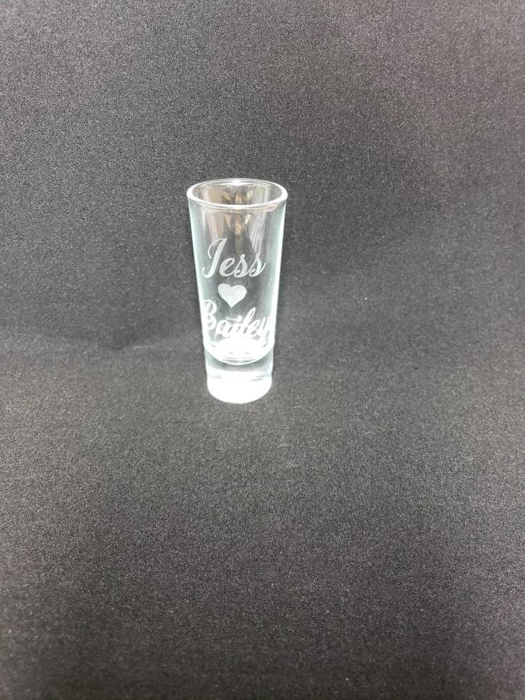 Personalized Shot Glass - Etsy