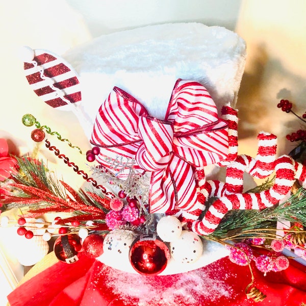 Candy Cane Hat - Etsy