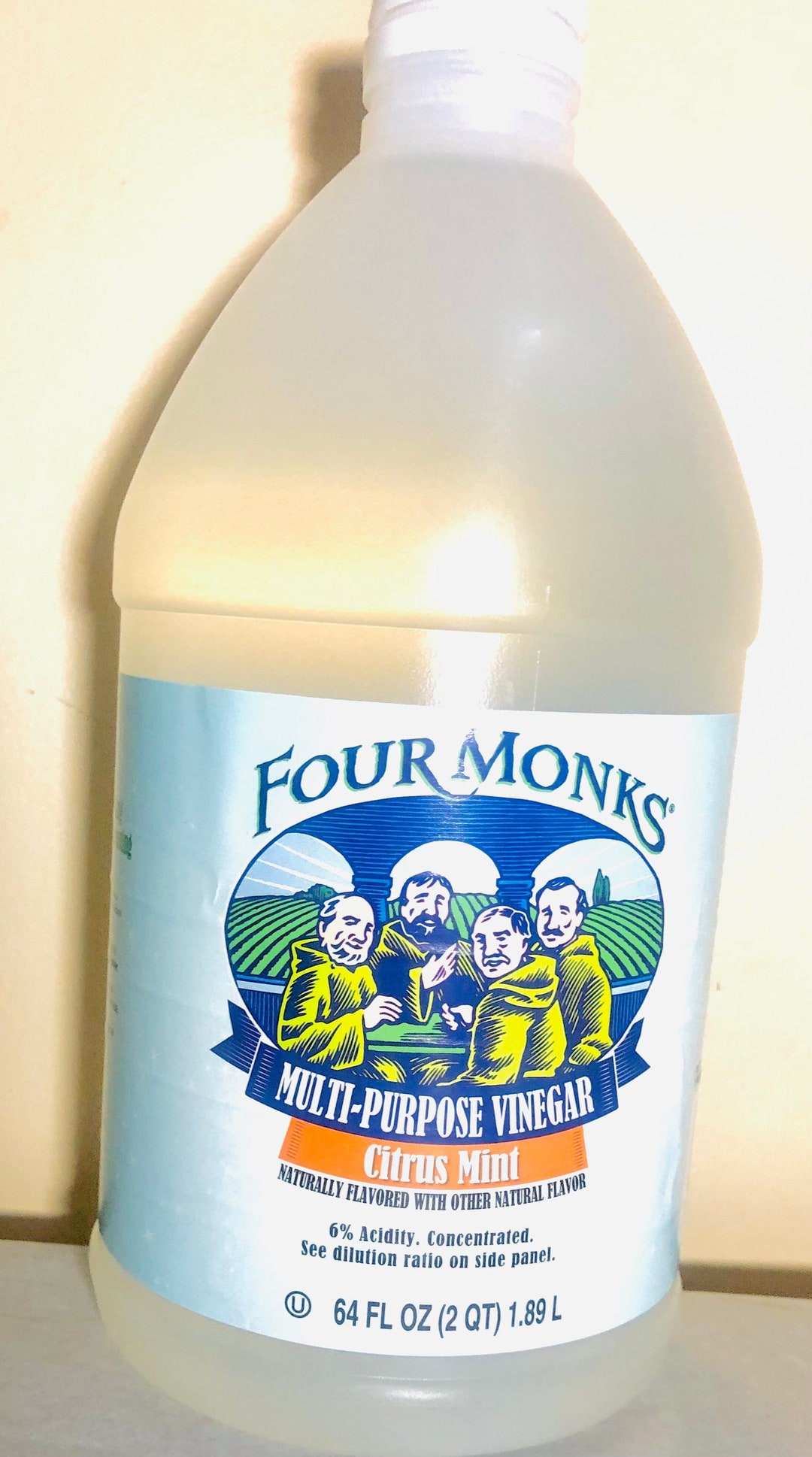 FOUR MONK CIRTUS Mint Cleaning Vinegar – Natural Multi-purpose ...