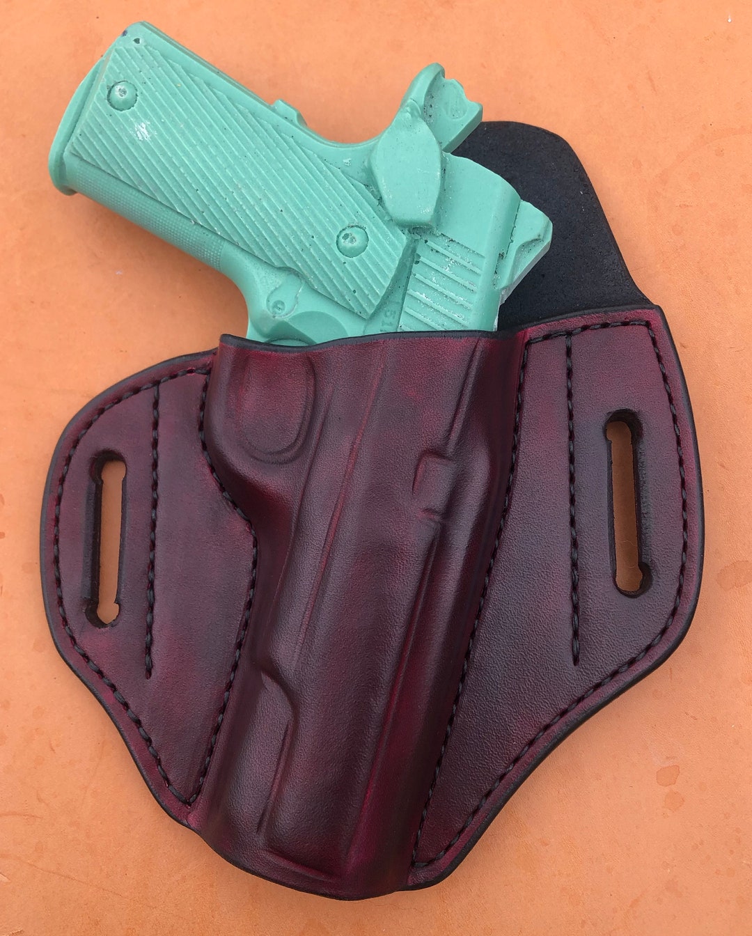 Rock Island Armory "baby Rock" .380 OWB Flat Back Pancake Holster - Etsy