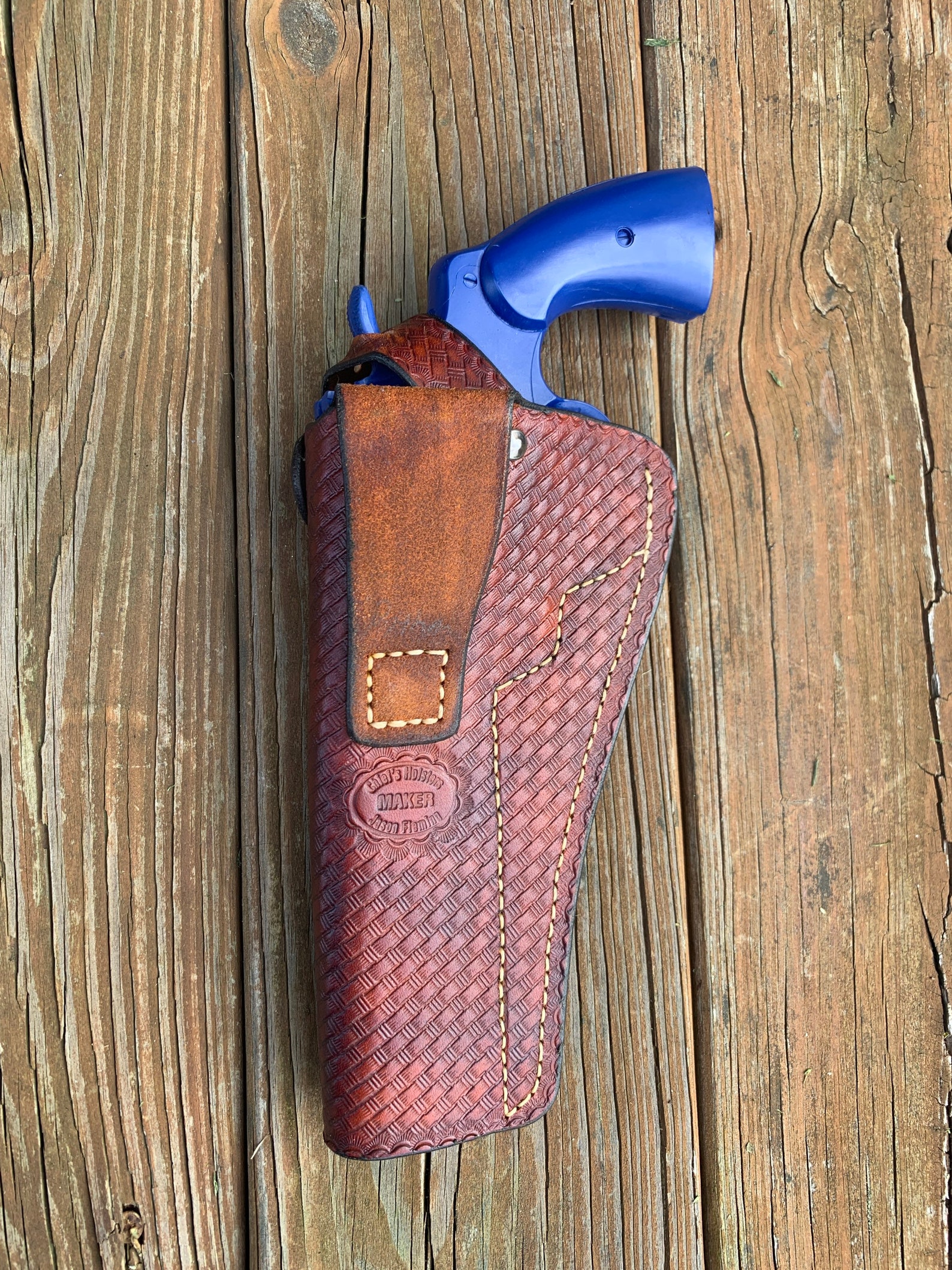 Colt Python 6 Barrel OWB Field Holster-hand Tooled-ready - Etsy