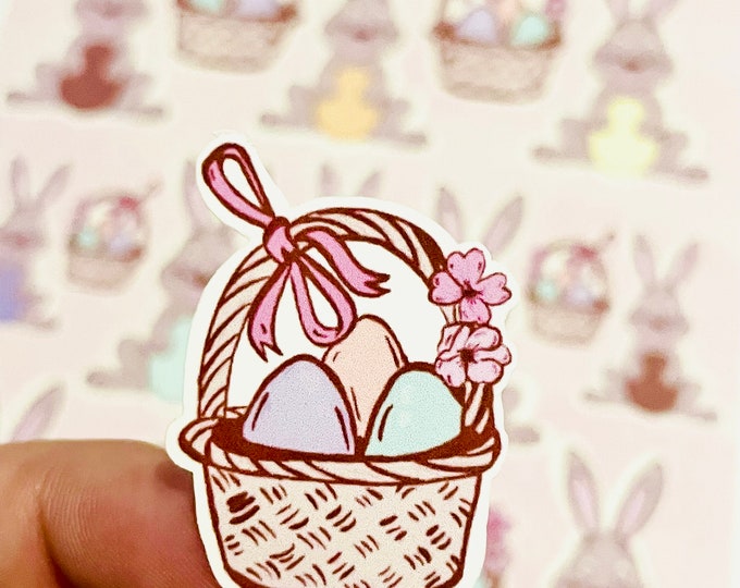 Stickers for Easter Bunny Stickers Easter Basket Stickers Diecut ...