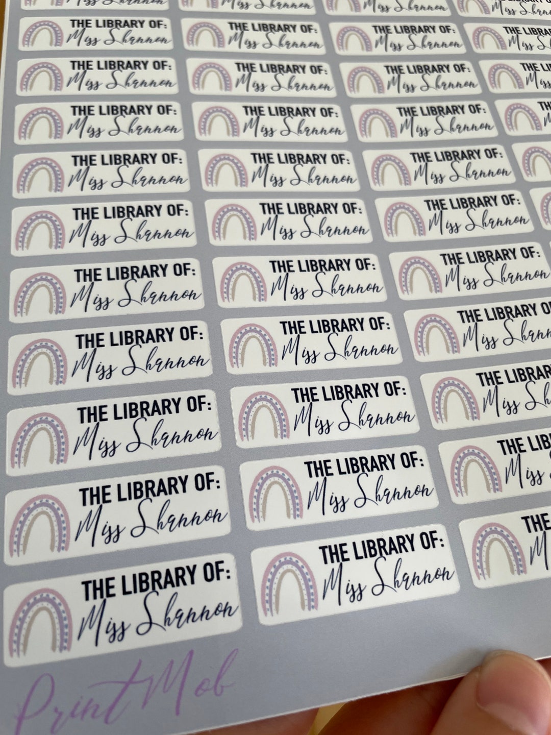 Teacher Stickers Vinyl Stickers Library of Stickers Classroom Stickers ...