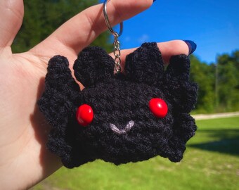 Mothman Amigurumi Keychain - Etsy