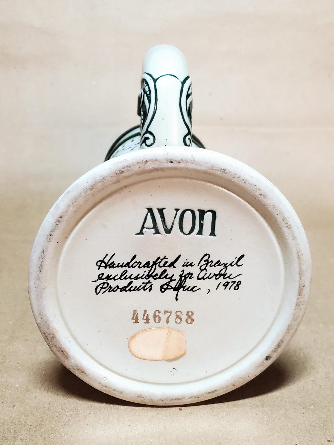 Vintage AVON Large and Small Beer Stein Mugs - English Setter ...