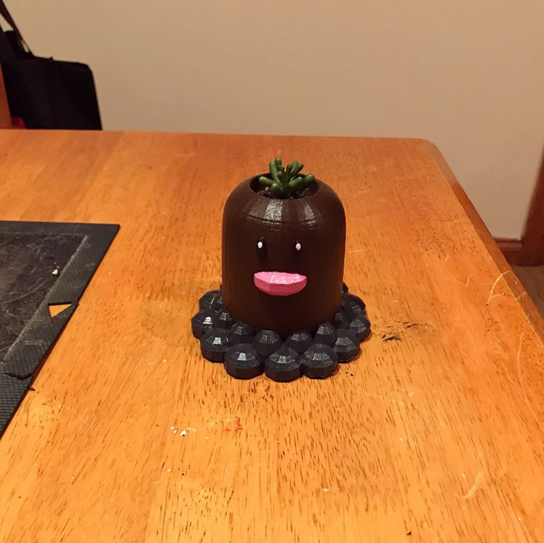 Diglett Planter - Etsy
