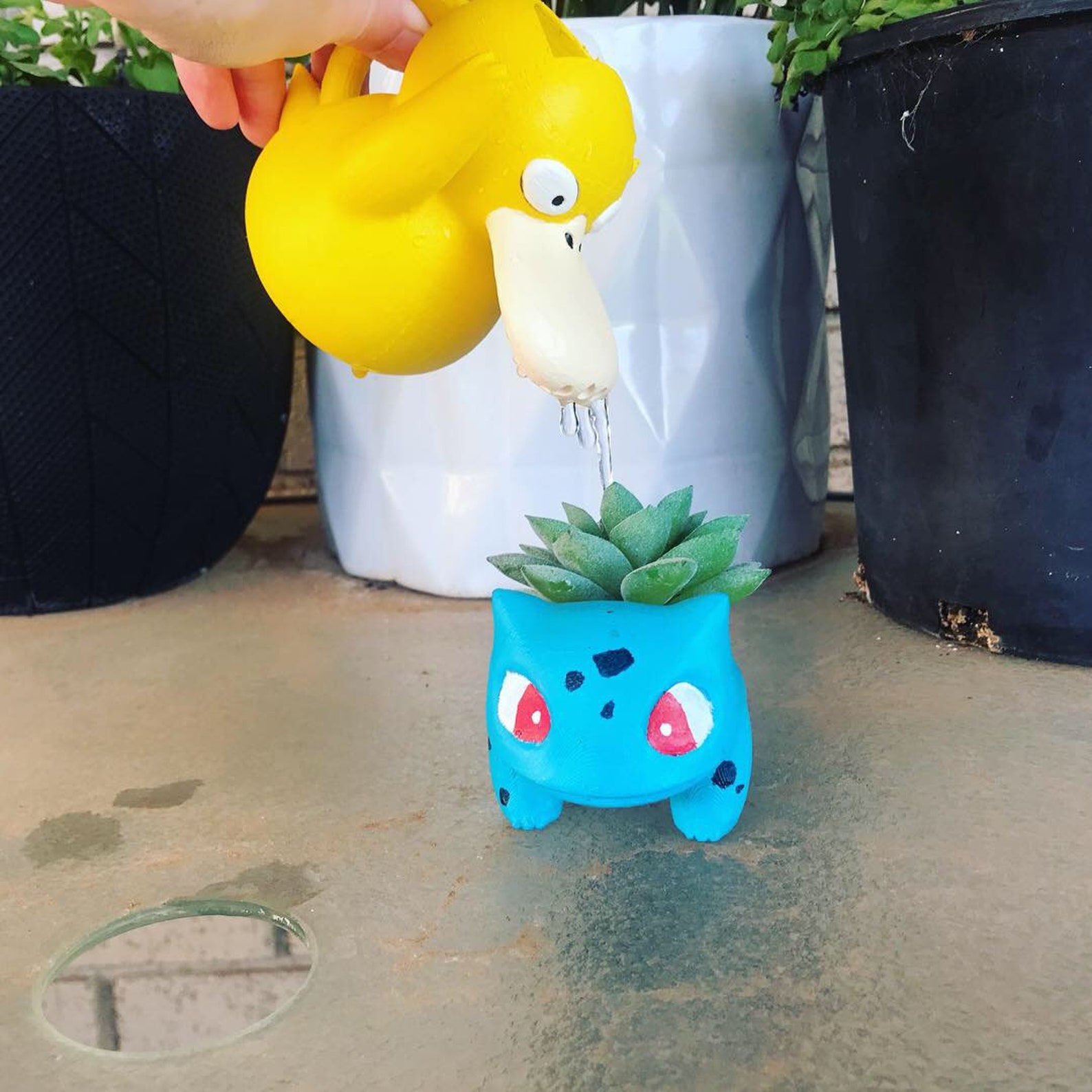 Psyduck Watering Can - Etsy Psyduck Watering Can - Etsy