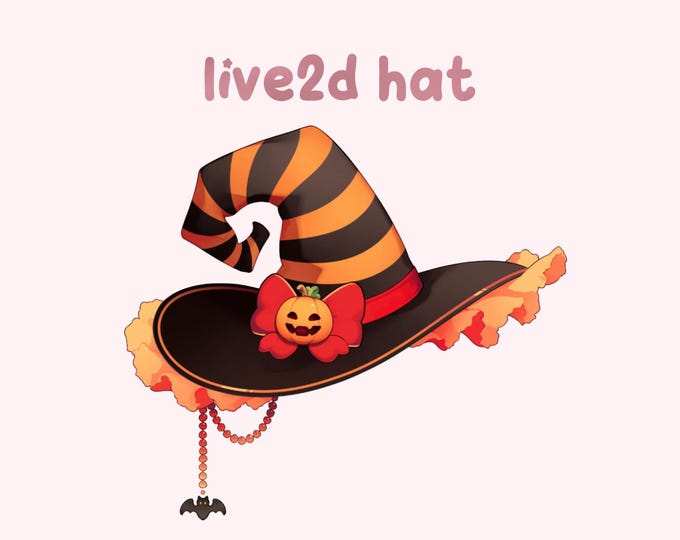 Rigged Cat Hat Wing Hat Vtuber Asset Animal Ear - Etsy