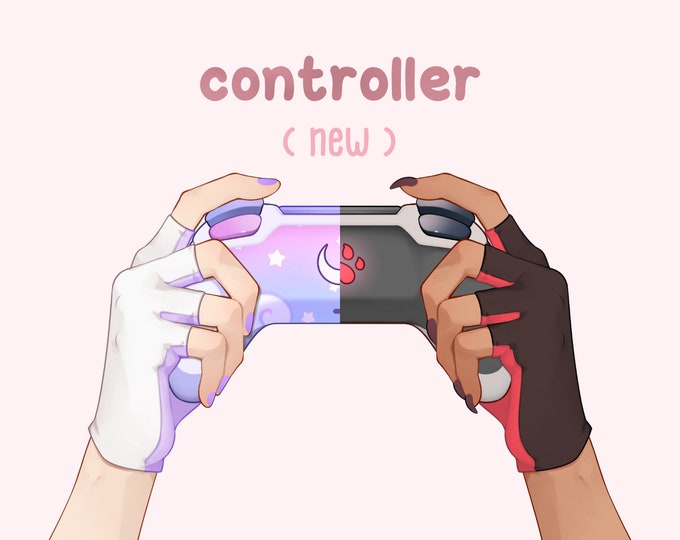 Animated Vtuber Hand Asset: Squish Cheeks - Live2d Twitch Accessory ...